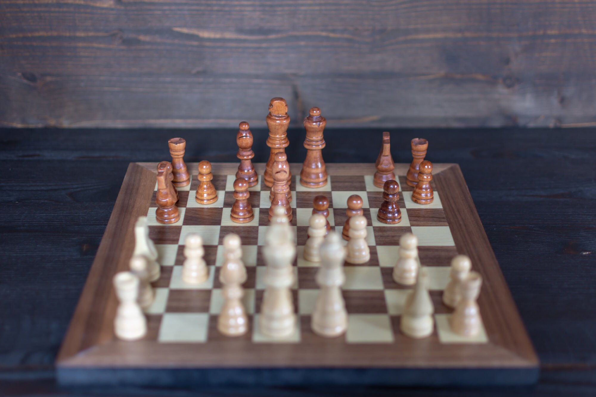 Handmade Wooden Chess Board Game Walnut Wood Gifts | Etsy