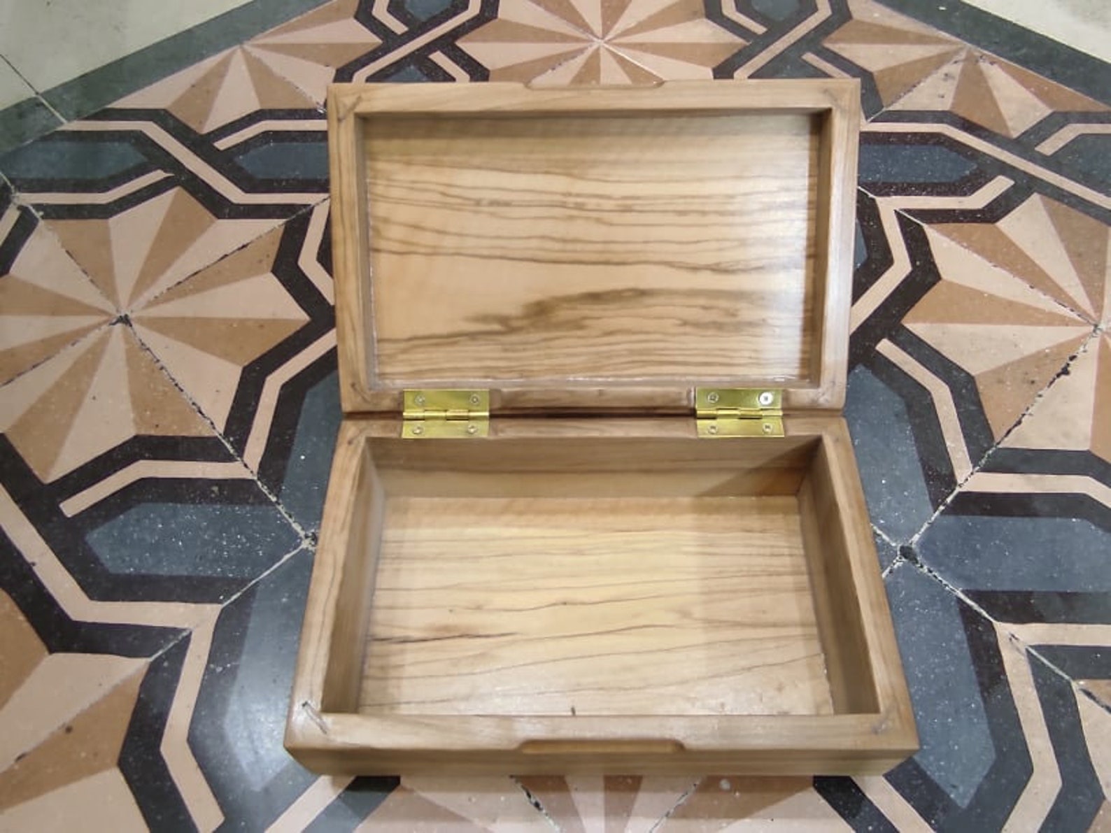 Handmade Olive Wood Box Wooden Jewelry Box Keepsake Box - Etsy
