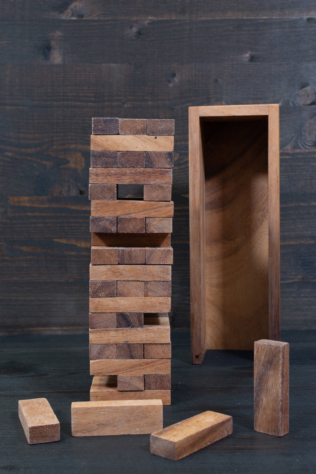 Wooden Jenga Game Set - Etsy