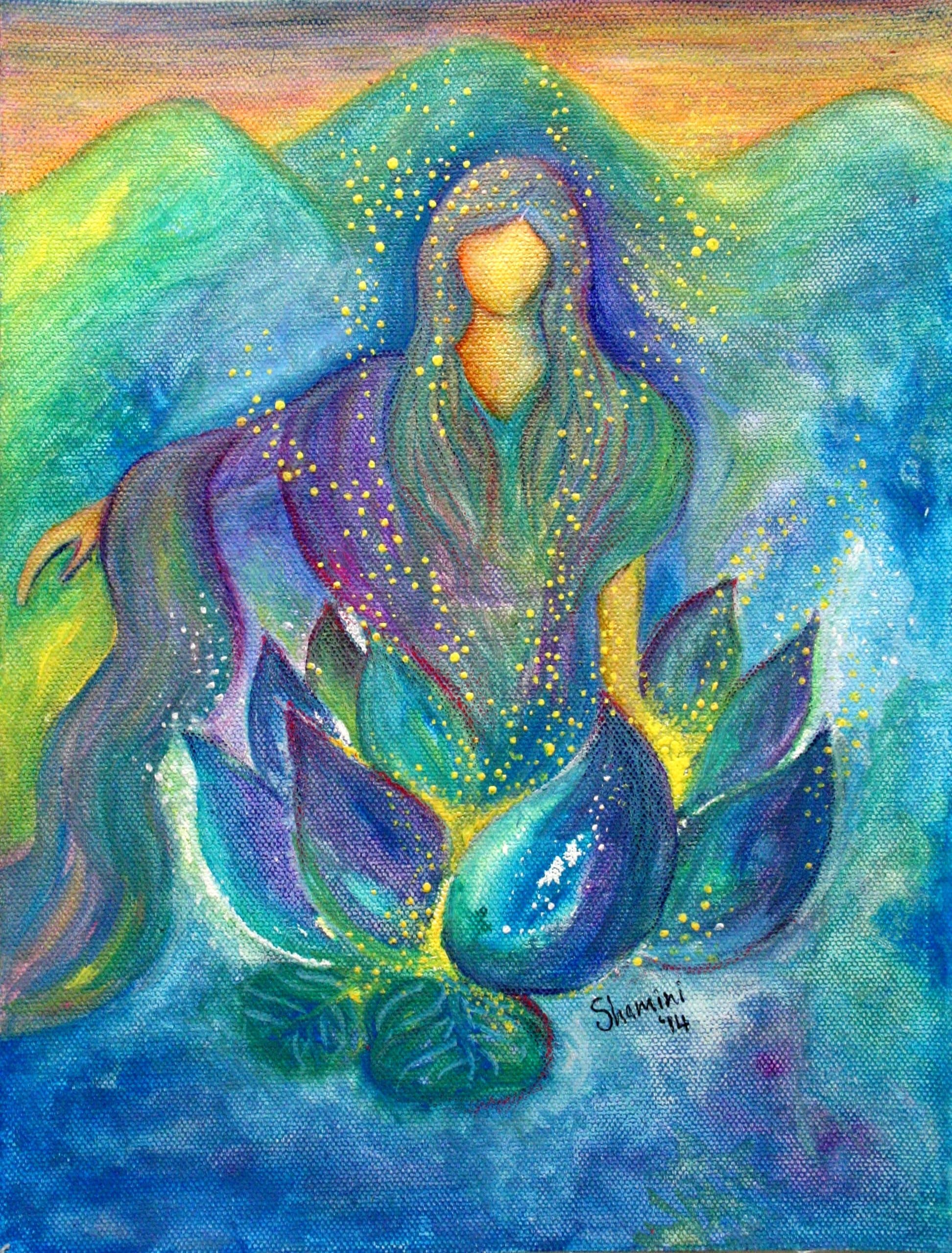 Divine Mother Painting | Etsy