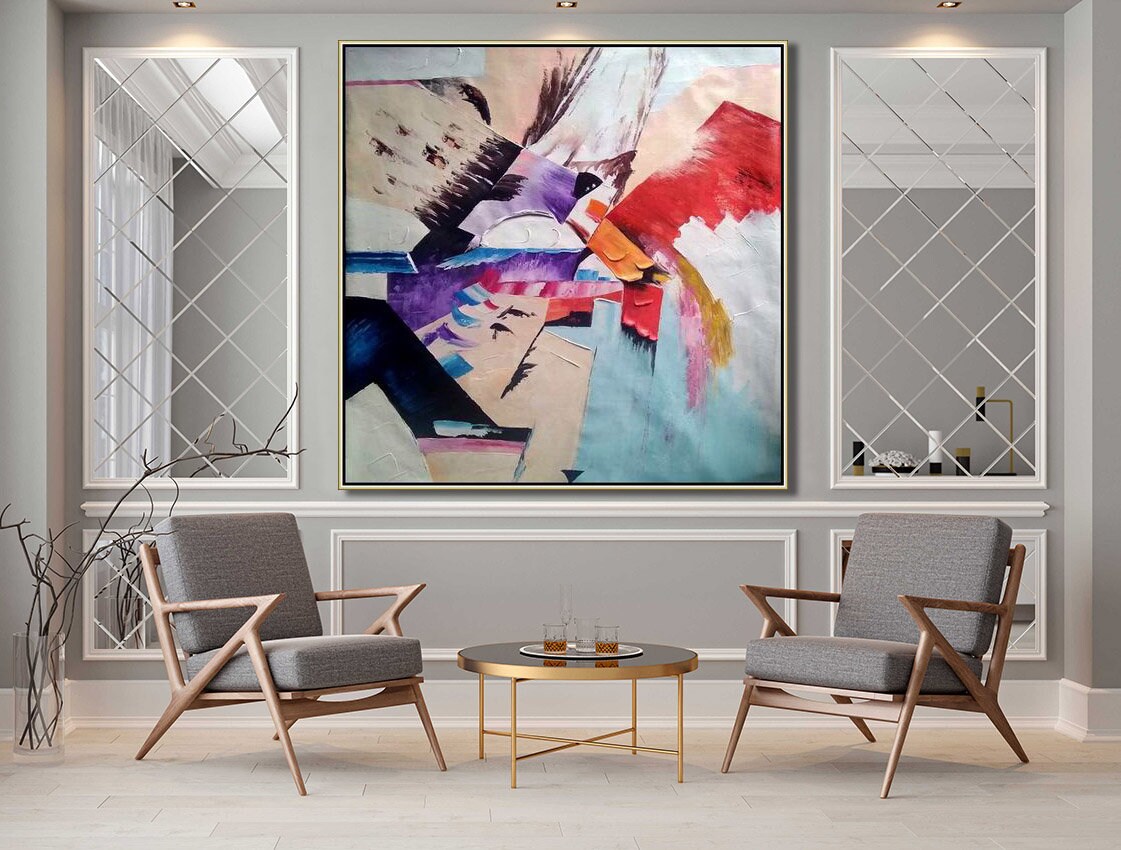 Extra Large Painting, Hand Painted Canvas Art Oil Painting, Original ...