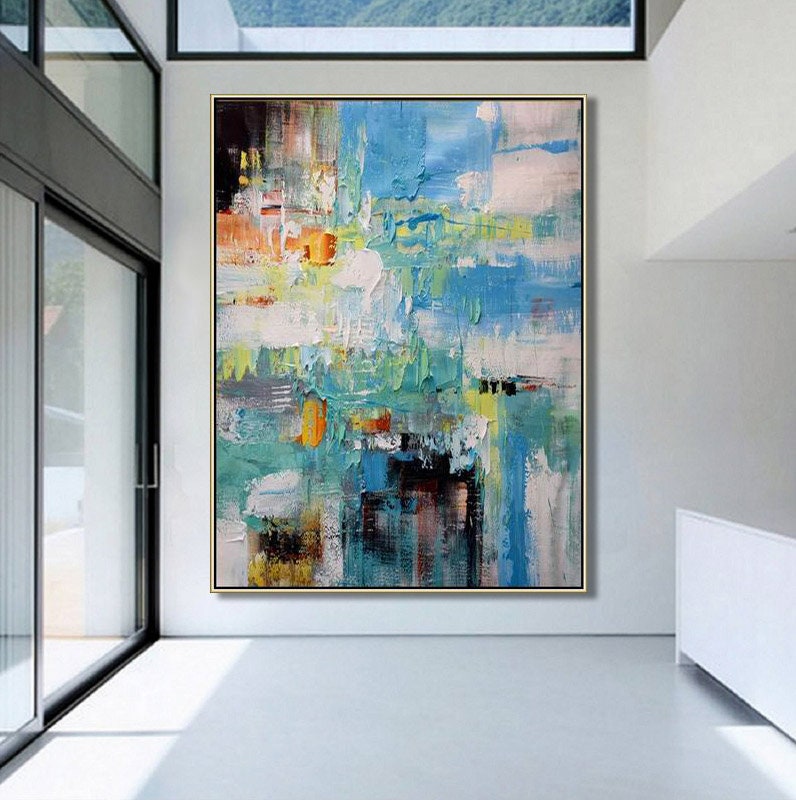 Original Abstract Painting Large Abstract Painting Hand - Etsy