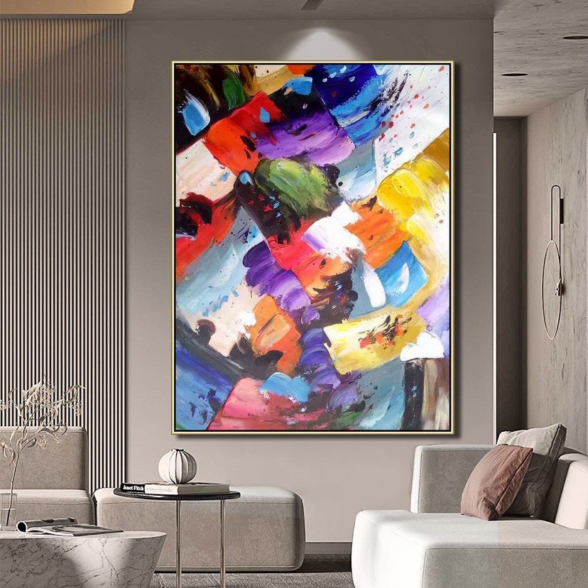 Abstract painting Custom original oil painting Hand painted | Etsy