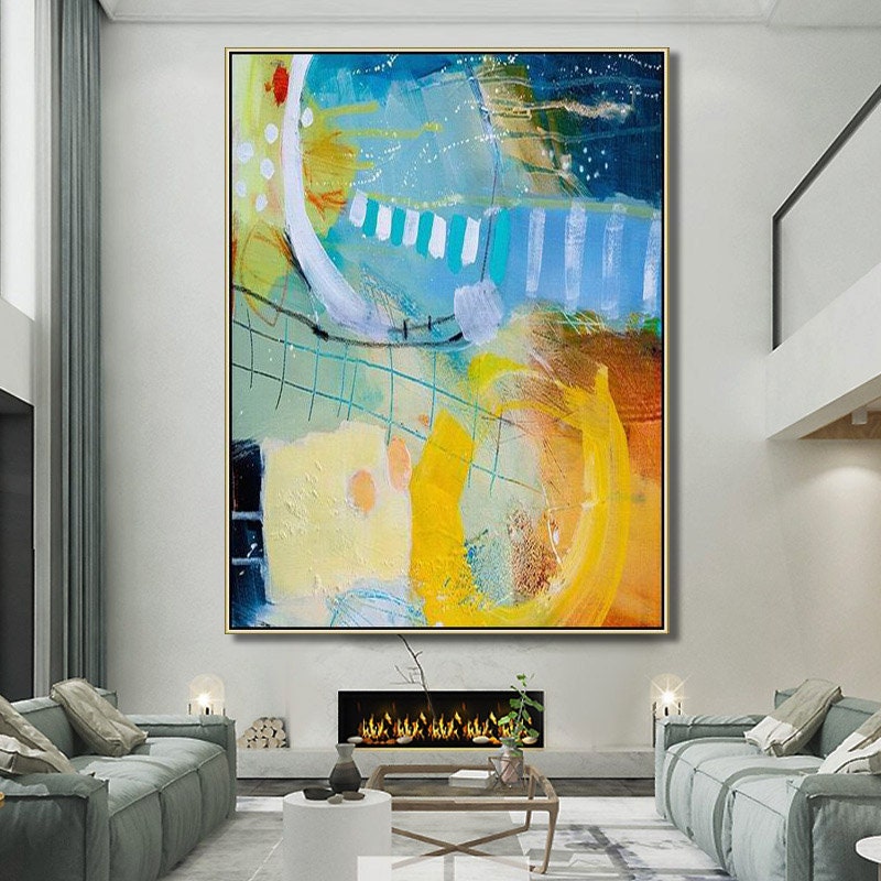 Abstract Painting Original Painting Hand Painted Canvas Art | Etsy