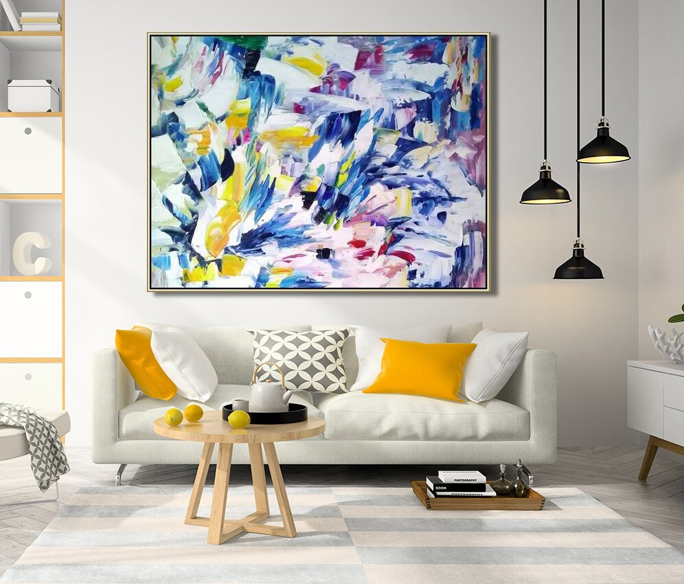 Contemporary Abstract art Original abstract painting Hand | Etsy