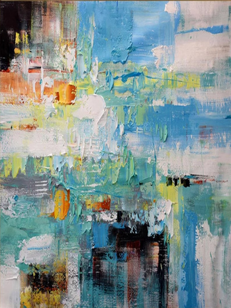 Original Abstract Painting Large Abstract Painting Hand - Etsy