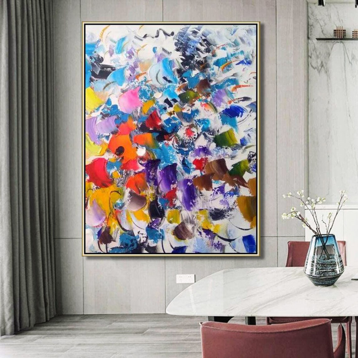 Abstract Painting Original Painting Hand Painted Canvas Art | Etsy