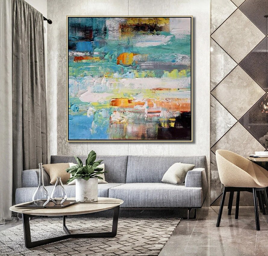 Extra Large Painting, Original Large Abstract Painting, Hand Painted ...