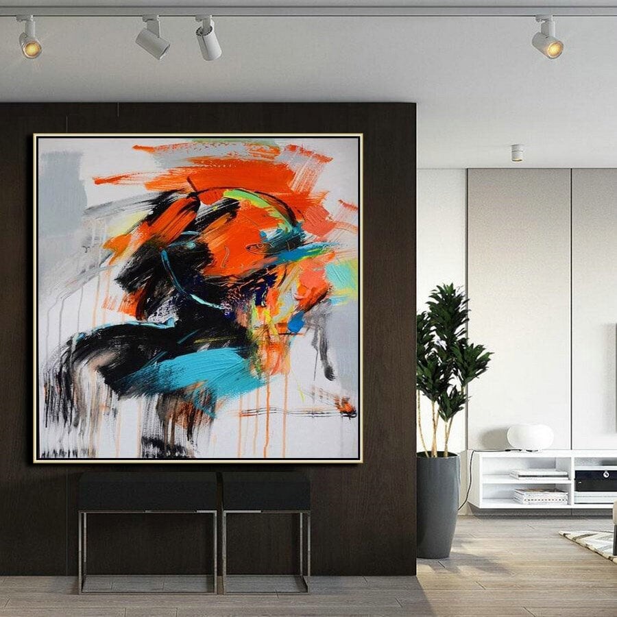 Large Original Abstract Art Original Oil Painting Large - Etsy
