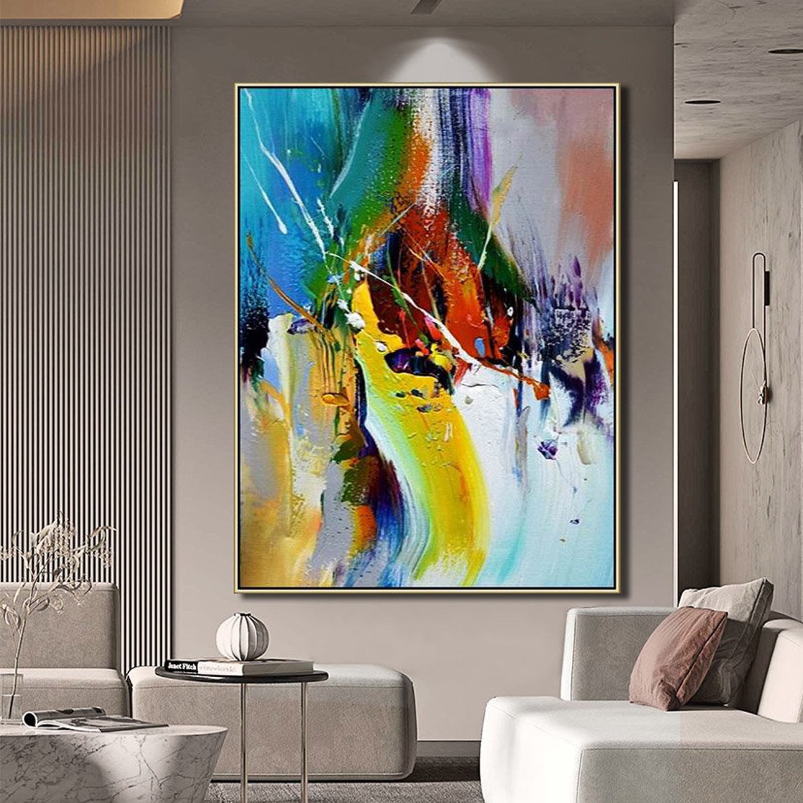 Original Abstract Painting Hand Painted Original Art Large | Etsy