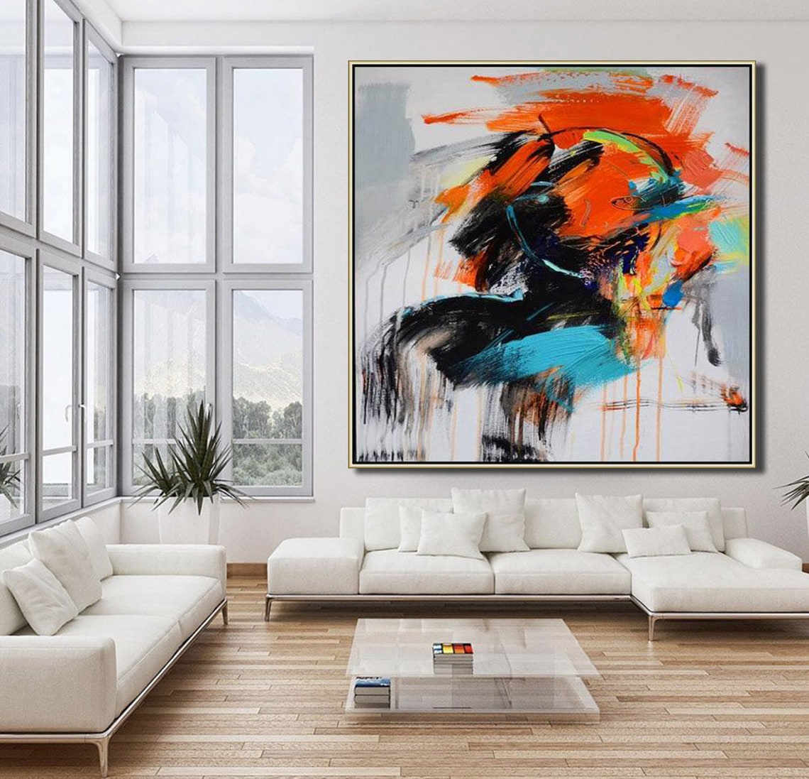 Large Original Abstract Art Original Oil Painting Large - Etsy