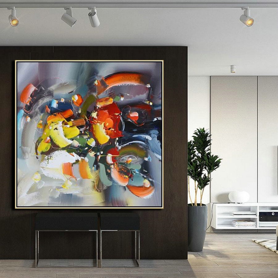 Extra Large Painting, Original Large Abstract Painting, Hand Painted ...