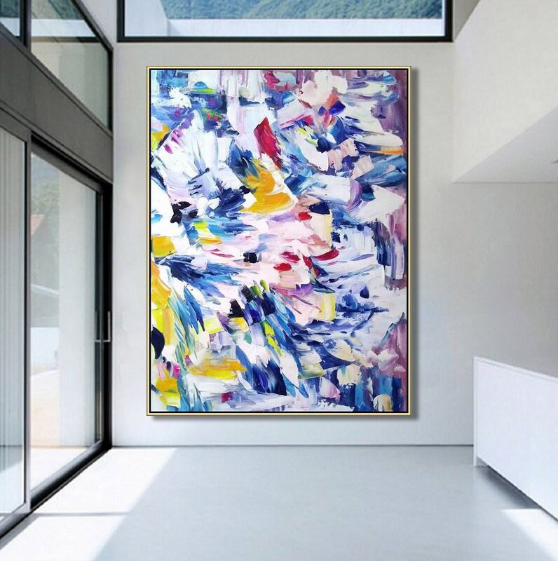 Abstract Painting Original Painting Hand Painted Canvas Art | Etsy