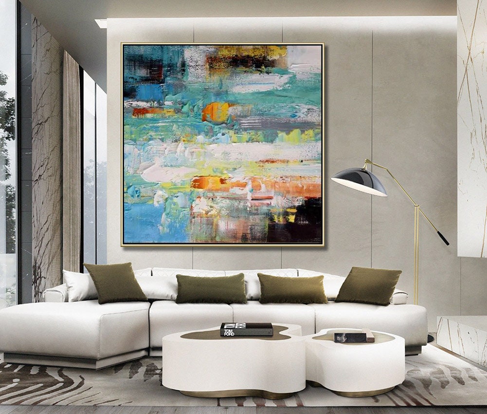Extra Large Painting, Original Large Abstract Painting, Hand Painted ...