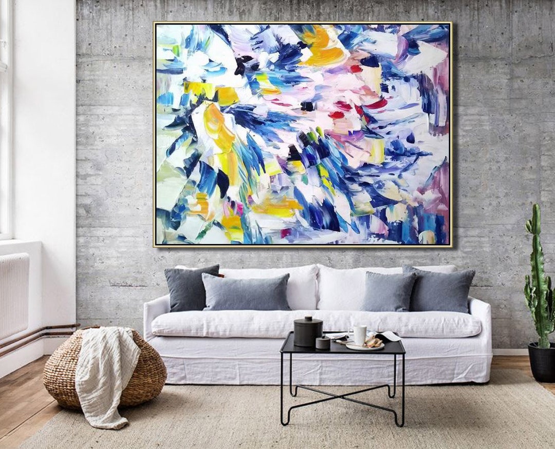 Original Abstract Painting, Hand Painted Original Art, Contemporary ...