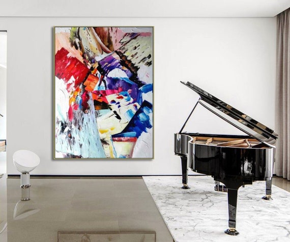 Abstract Painting Original Painting Hand Painted Canvas Art | Etsy