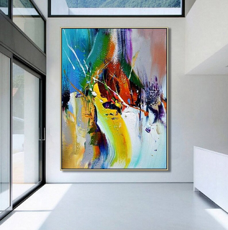 Original Abstract Painting, Hand Painted Original Art, Large Abstract ...