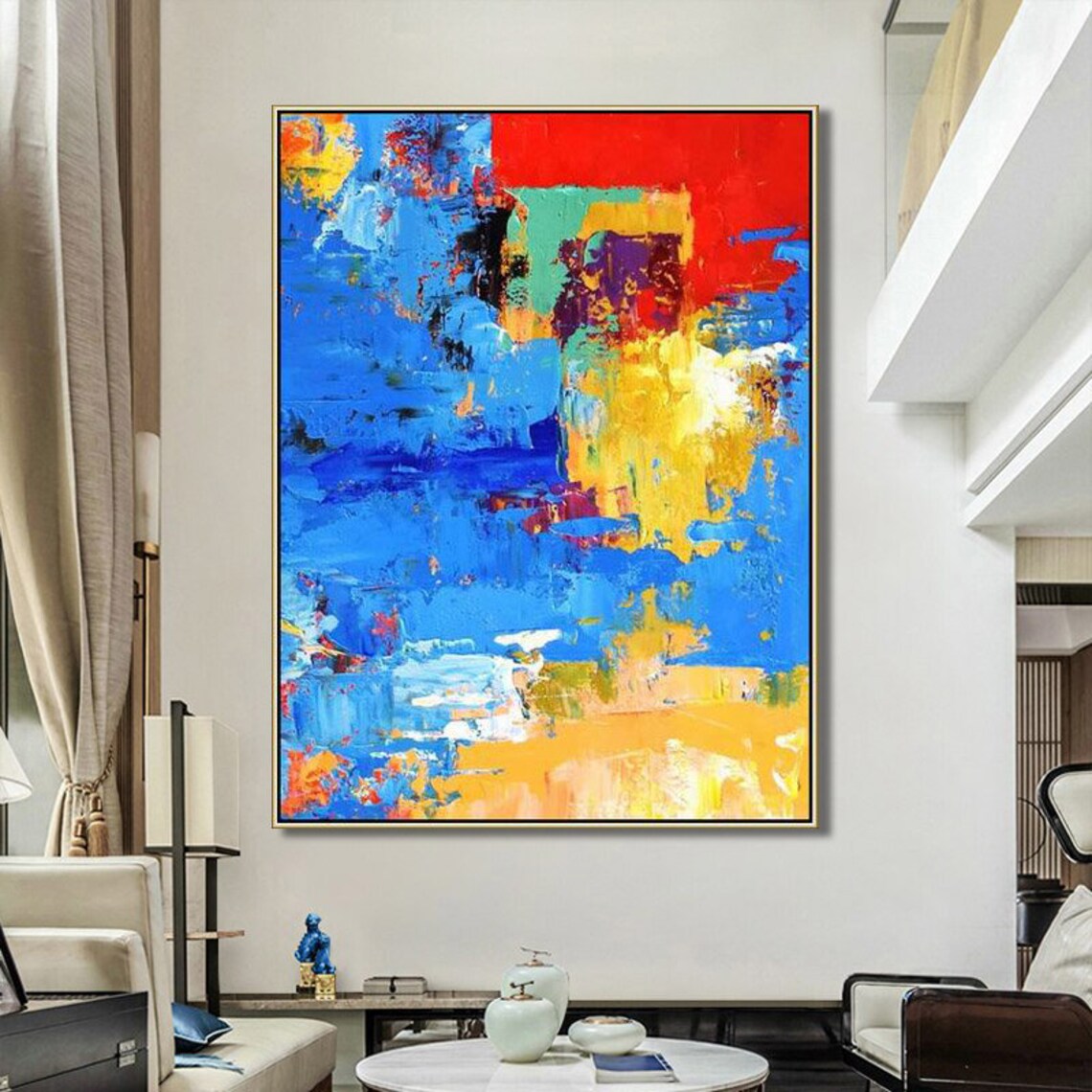 Contemporary Abstract Art Large Abstract Painting Original - Etsy