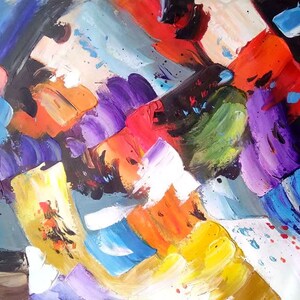 Extra Large Texture Abstract Art, Large Abstract Painting, Hand Painted ...