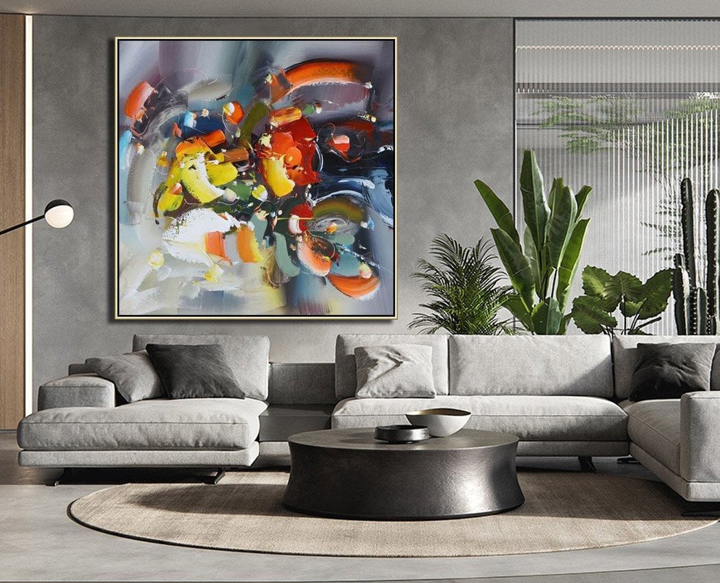 Extra Large Painting, Original Large Abstract Painting, Hand Painted ...