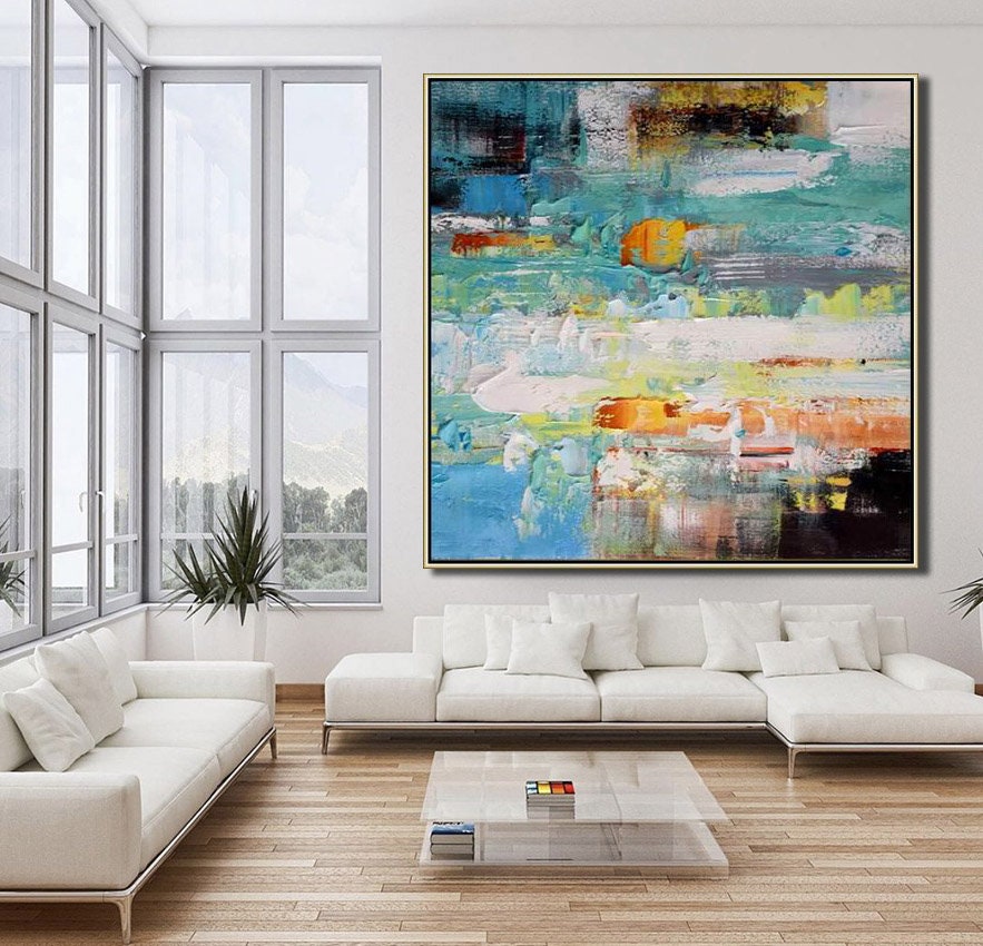 Extra large painting Original large Abstract painting Hand | Etsy