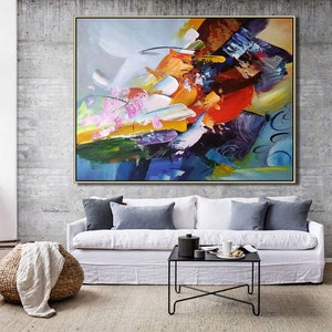 Original abstract painting Hand painted original art | Etsy