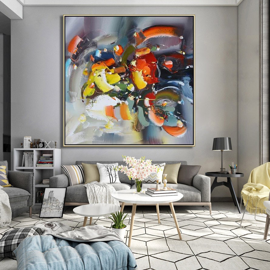 Extra Large Painting Original Large Abstract Painting Hand - Etsy
