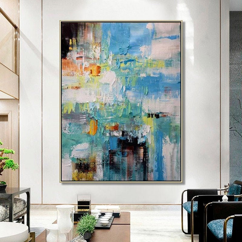 Original Abstract Painting Large Abstract Painting Hand - Etsy