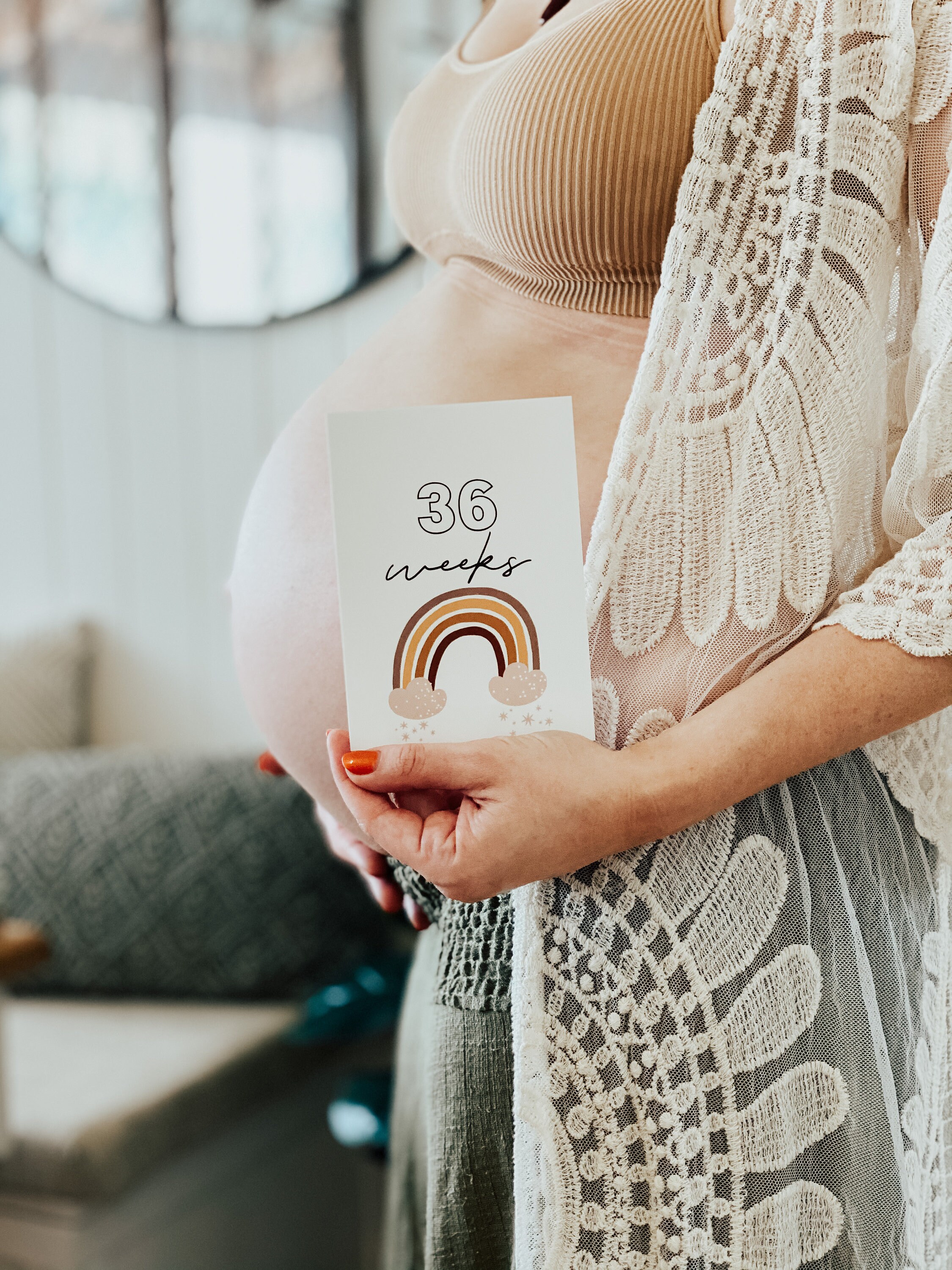 Printable Pregnancy Milestone Cards. Pregnancy Announcement Cards ...