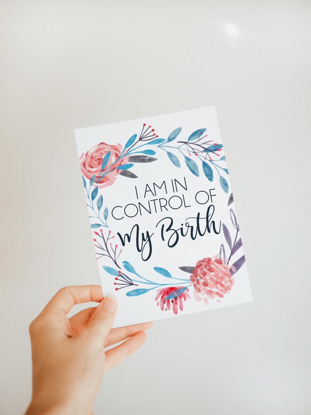 Birth Affirmation Cards, Affirmations for Labour, Baby Shower Gift ...