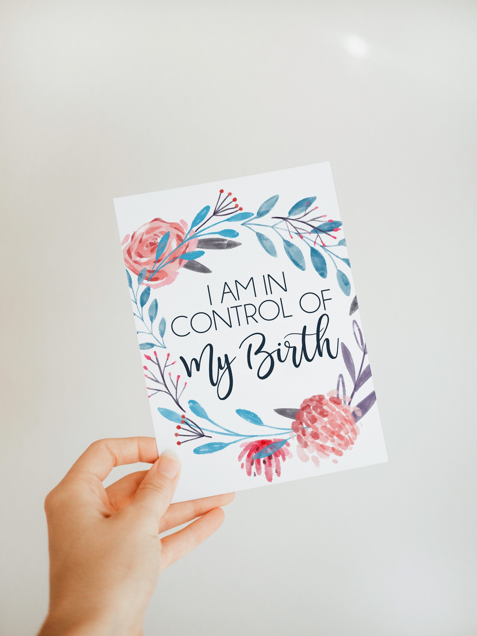 Birth Affirmation Cards, Affirmations for Labour, Baby Shower Gift ...