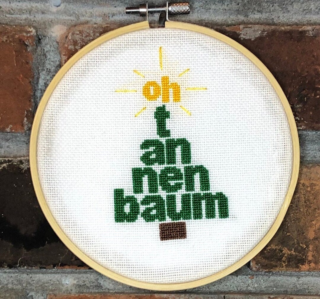 Oh Tannenbaum Cross Stitch Pattern - Etsy