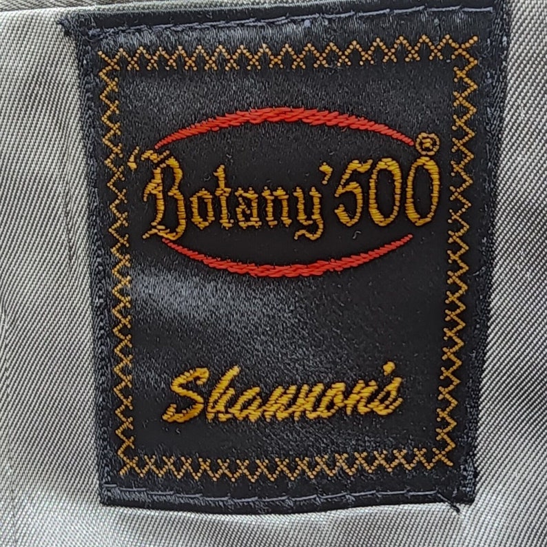 Vintage Botany 500 Tweed Grey Wool 2 Piece Suit, Men's 40R - Etsy