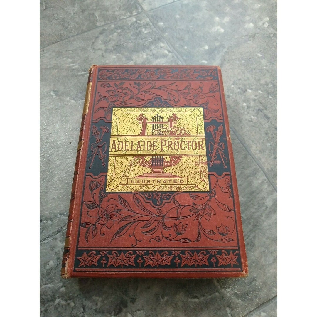 Poems of Adelaide A Proctor Intro Charles Dickens Illustrated 1880 Book ...