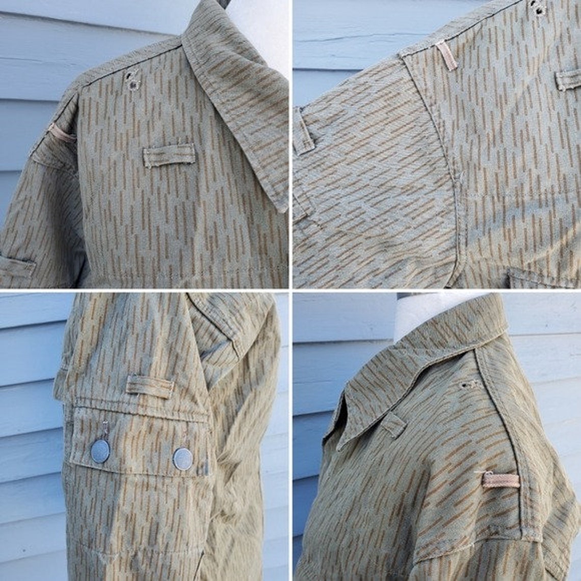 East Germany Raindrop Rain Camo Camouflage Military Issue Light Field ...
