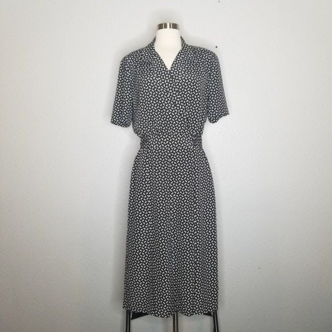 Vintage Liz Claiborne 80s 90s Y2k Style Dress 10 Business Secretary ...