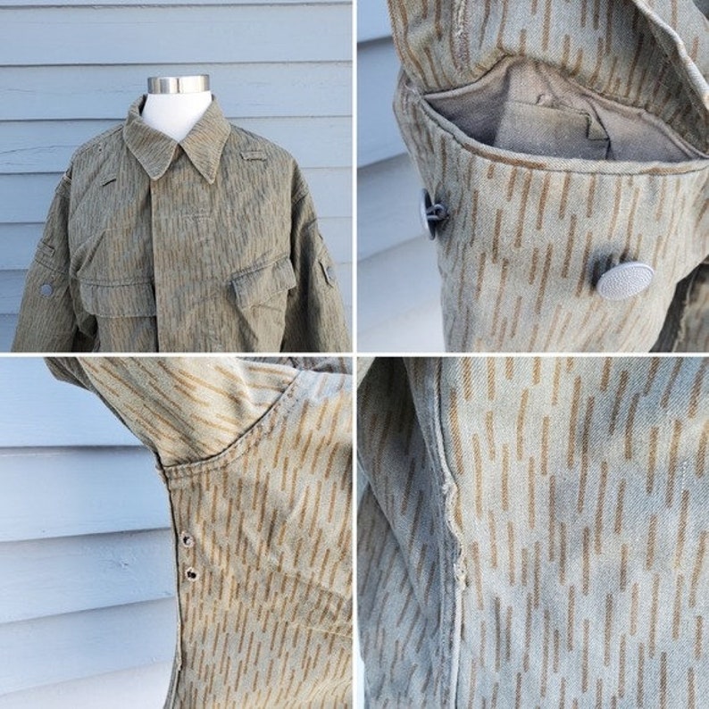 East Germany Raindrop Rain Camo Camouflage Military Issue Light Field ...