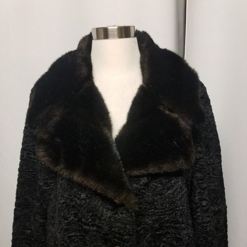Vintage 70s Retro Faux Fur Persian Lamb Penny Lane Russian - Etsy