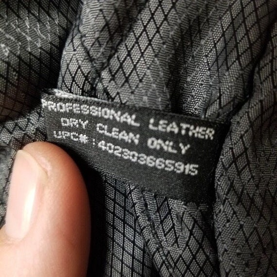 Vintage Outbrook Bomber Black Pebbled Leather Classic… - Gem