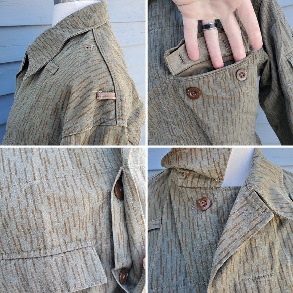 East Germany Raindrop Rain Camo Camouflage Military Issue Light Field ...