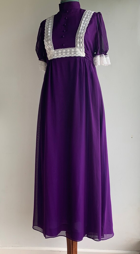 Rare Find 60s 70s Maxi Dress Hostess Gown Evening Dre… - Gem