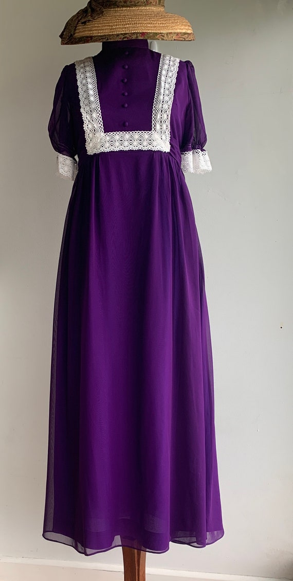 Rare Find 60s 70s Maxi Dress Hostess Gown Evening Dre… - Gem