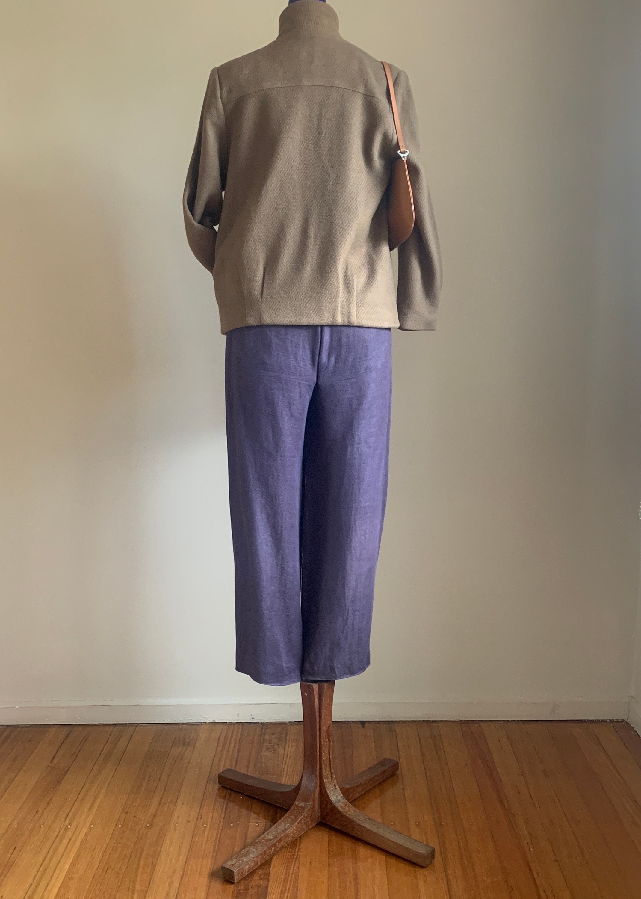 80s Thick Warm Wool Boxy Jacket Blazer Coat Made in Japan/fall Winter ...