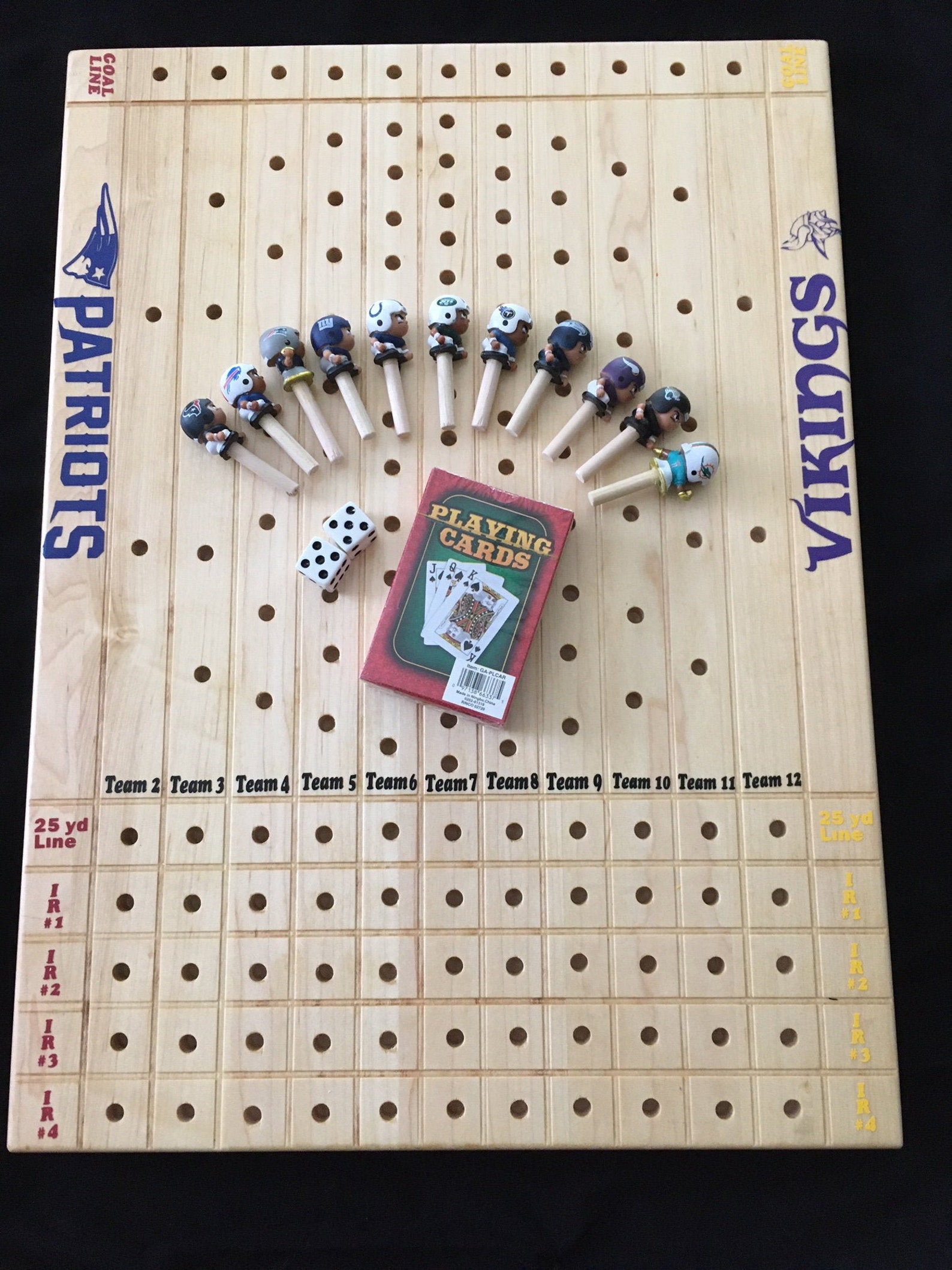 football-dice-game-board-game-etsy