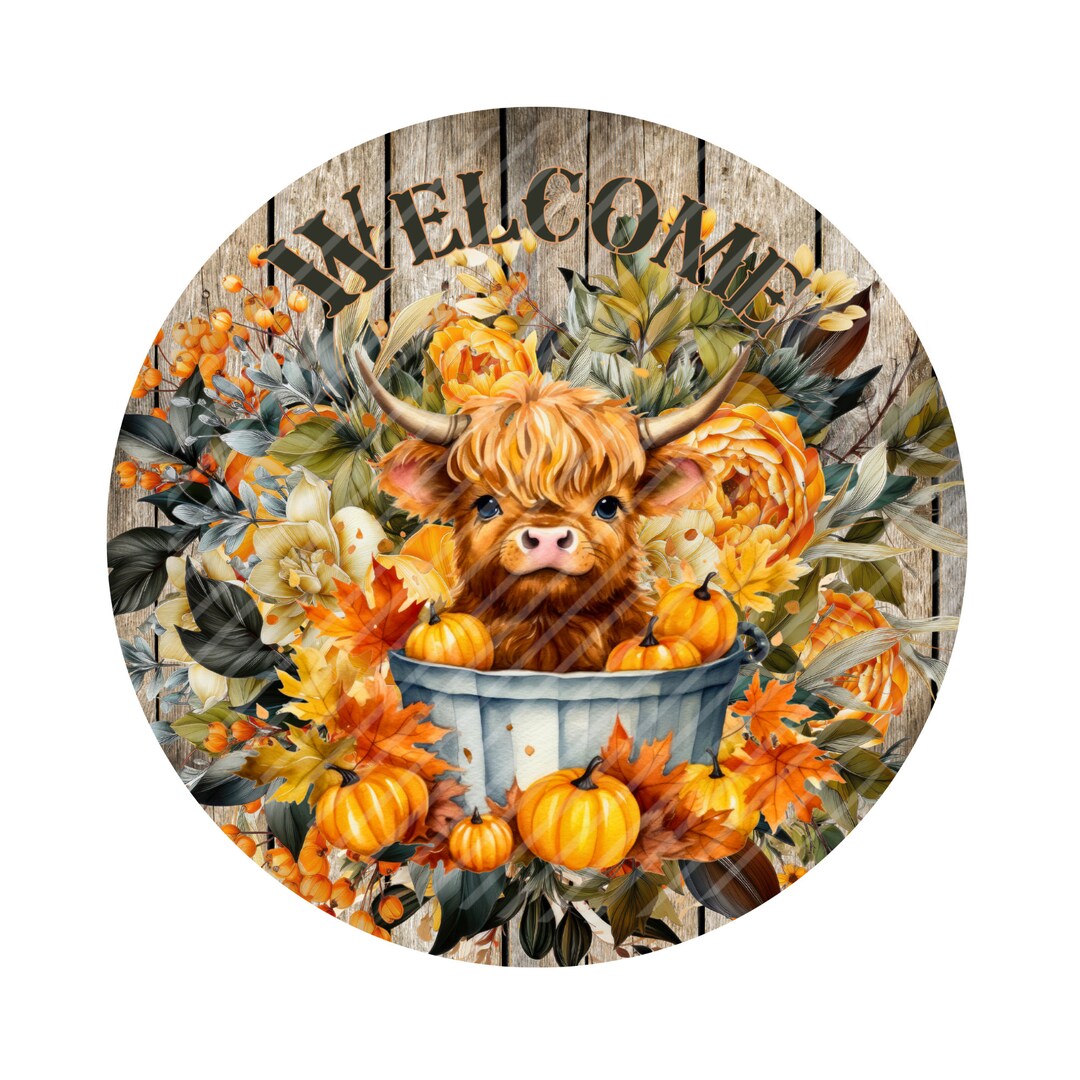 Fall and Halloween Metal Wreath Signs, Signs for Wreaths, Wreathmaker ...