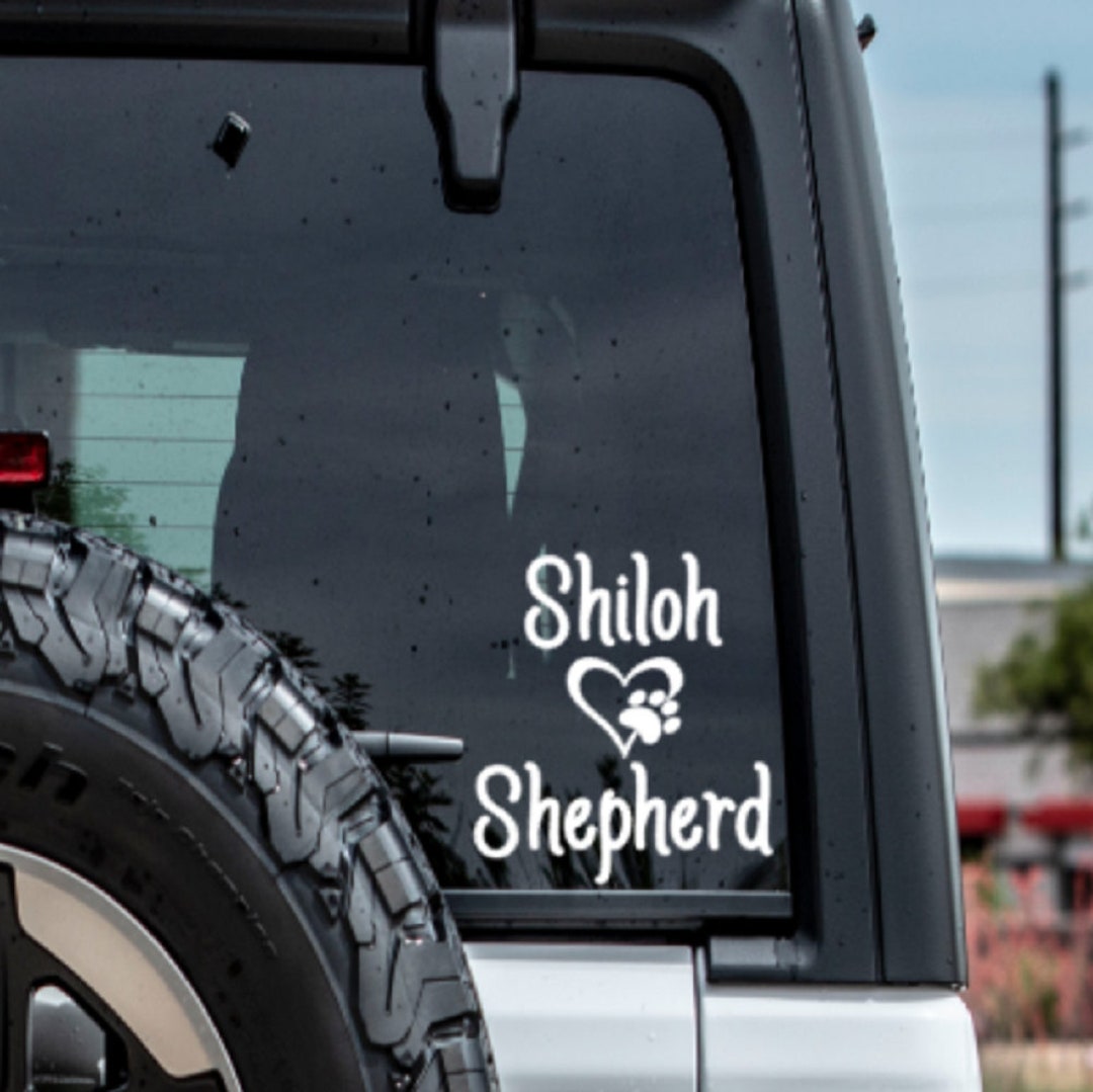 Shiloh Shepherd, Dog Decals, Shiloh Decals, Shiloh Mom, Shiloh Dad ...
