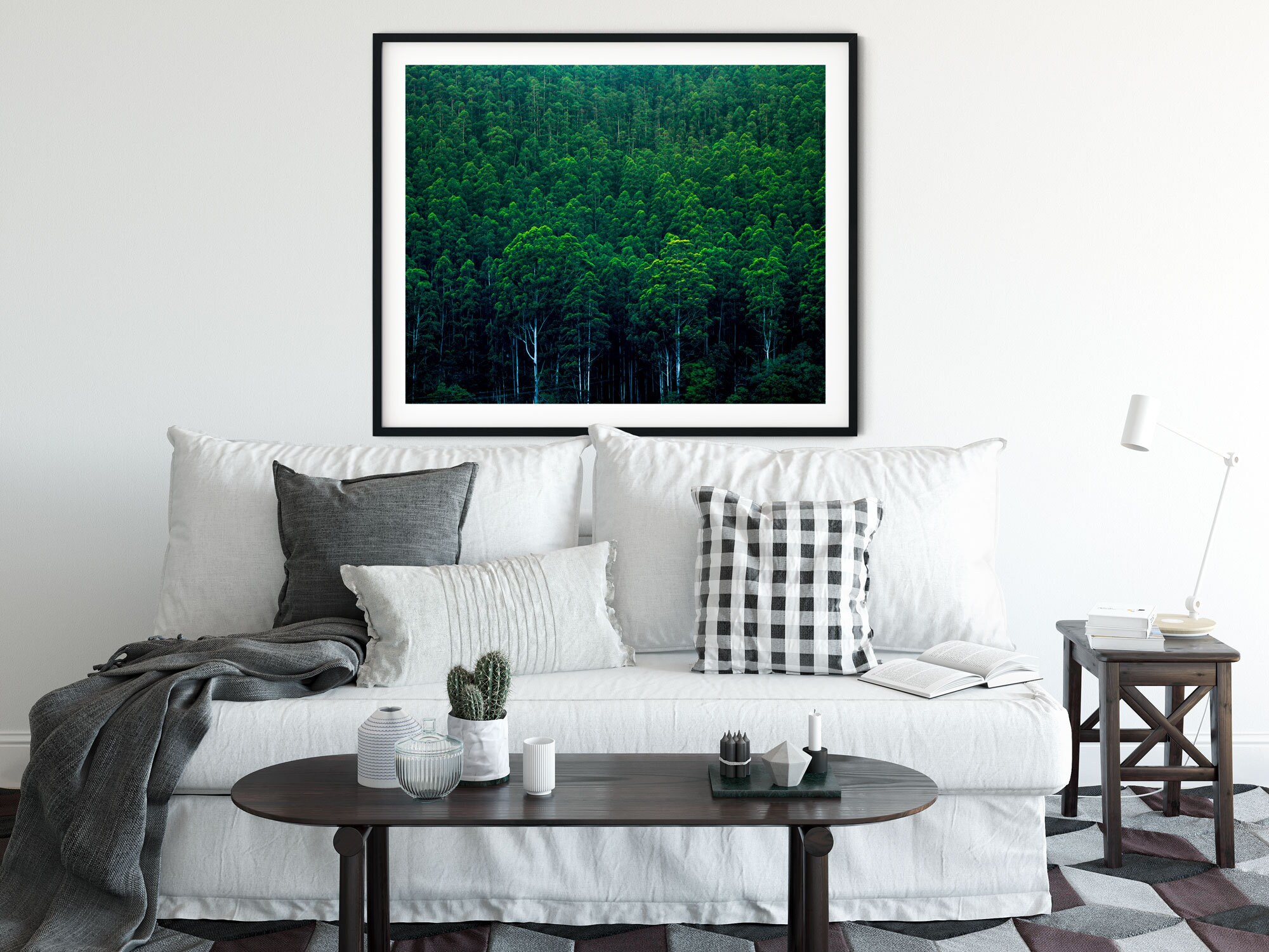 Deep forest color plant photography. Printable wall art. | Etsy