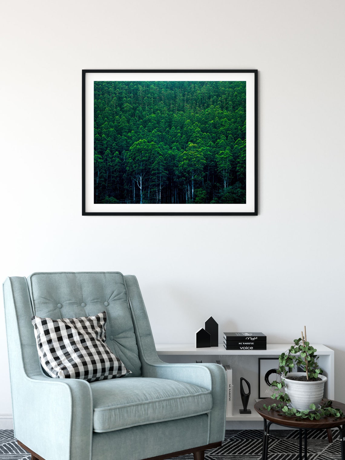 Deep Forest Color Plant Photography. Printable Wall Art. | Etsy