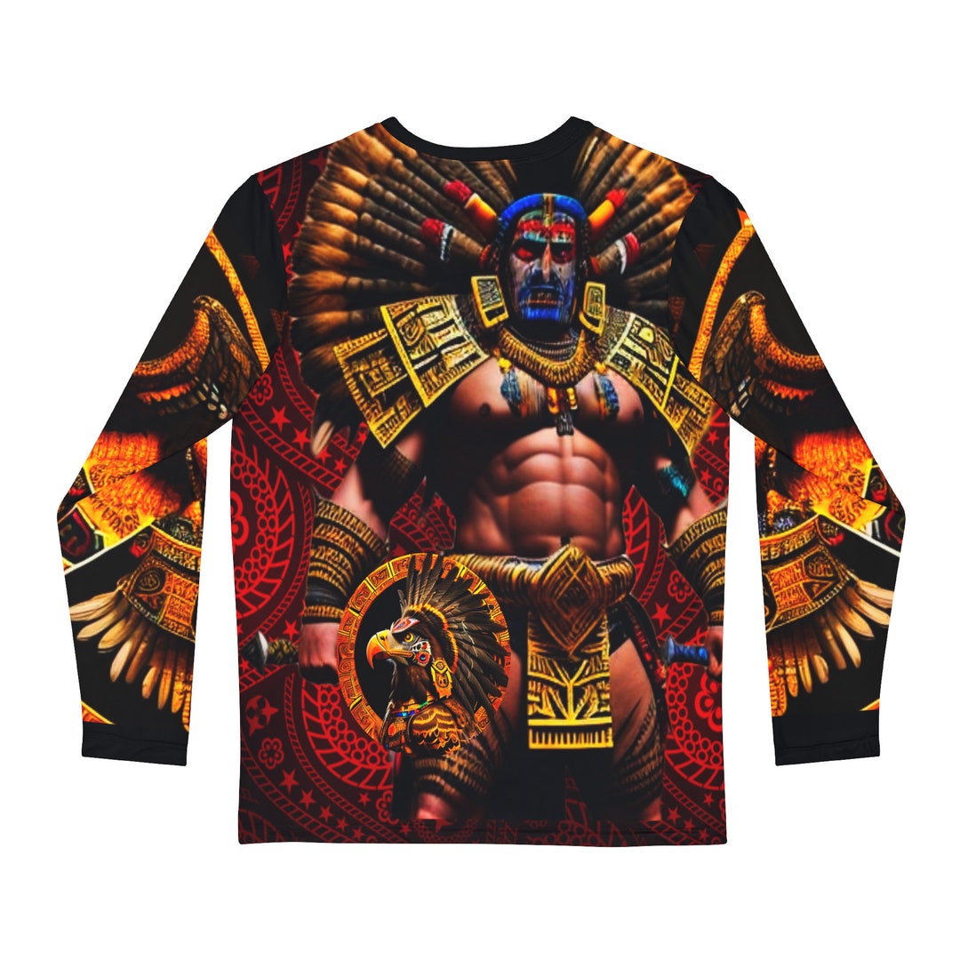 Latin Culture Warrior Heritage AOP Men's Long Sleeve Shirt - Etsy