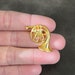 Gold Tone French Horn Pin - Etsy